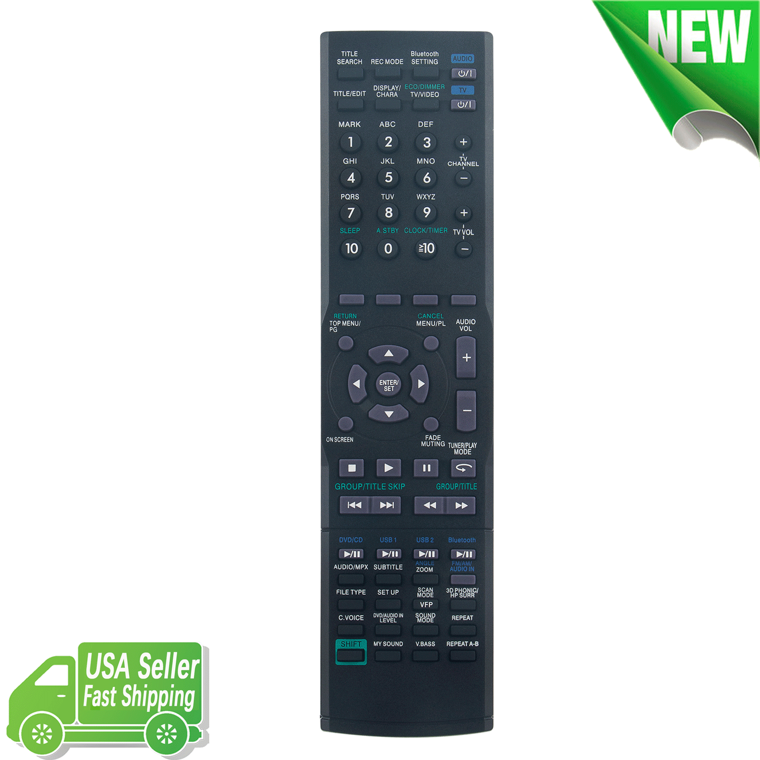 New RM-SNXG5U Replaced Remote Control for JVC Compact Component System ...