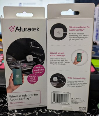 NEW Aluratek Wireless Adapter For CarPlay AWCPA01F | eBay