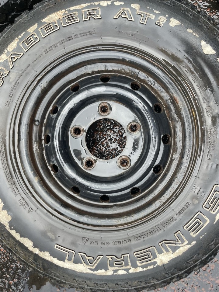 LANDROVER DEFENDER SET OF FIVE 16” HEAVY DUTY WOLF STEEL WHEELS | eBay UK