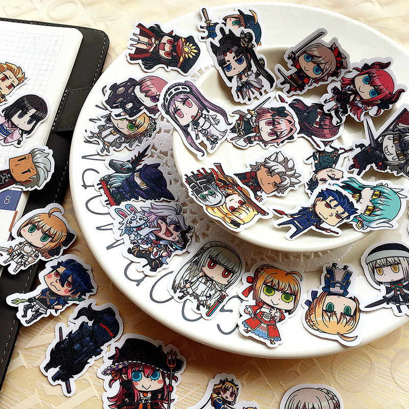 43pcs FGO Fate/Grand Order Saber Tamamo No Mae Suitcase Stickers Phone ...