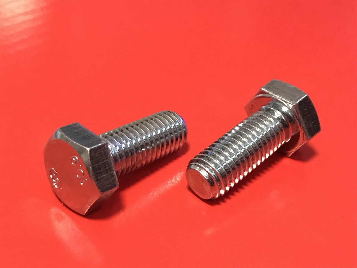 10 Stück Schraube DIN 933 M12x30 10.9 verzinkt ( Sechskantschraube ...