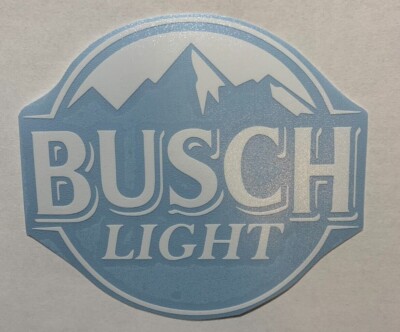 Busch Light Beer Logo Die Cut Vinyl Decal High Quality Outdoor Sticker ...