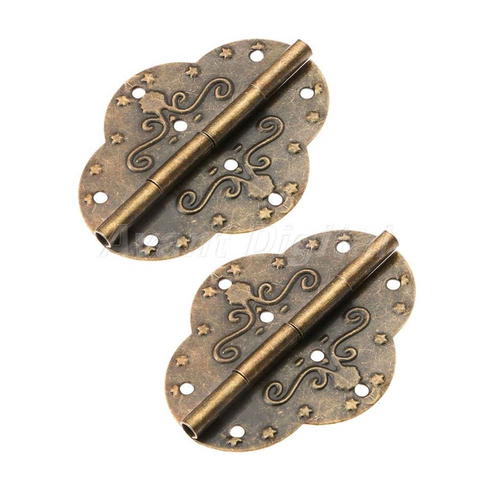 Furniture Drawer Stamp Door Hinges Jewelry Box Cupboard Cabinet Hinge ...