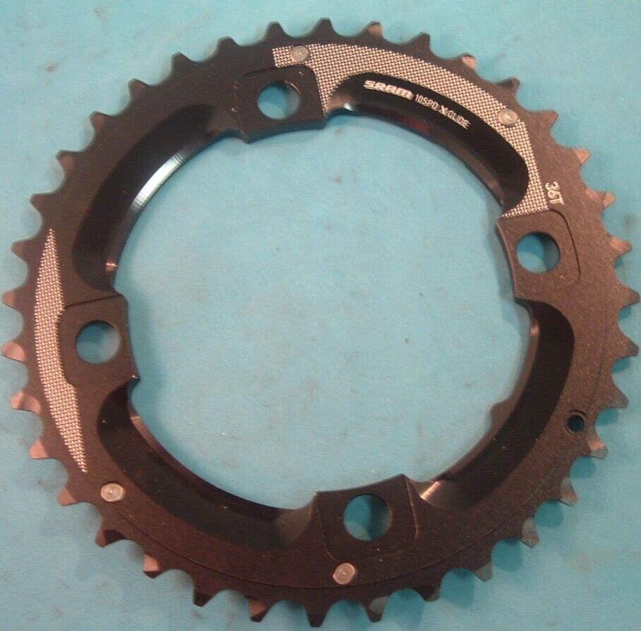 SRAM GX/XO/X09 36Tx104BCD X-Glide MTB Chainring- NEW / NOS- 2x10-Speed ...