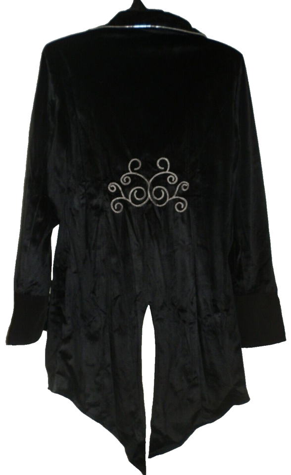New Mens Size XL Black Gothic Steampunk Tailcoat Costume Jacket | eBay