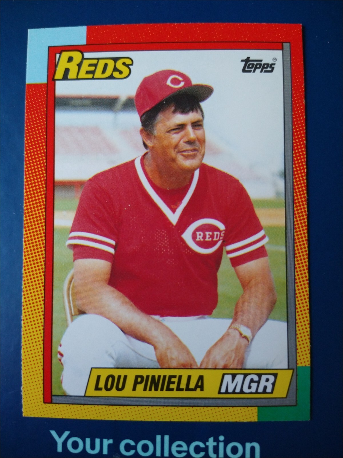 1990 Topps Traded Baseball Lou Piniella #96T Cincinnati Reds | eBay