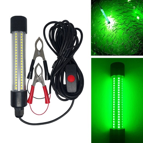 50000Lumens 12V 120 LED Green Underwater Fishing Light Lamp Fish ...