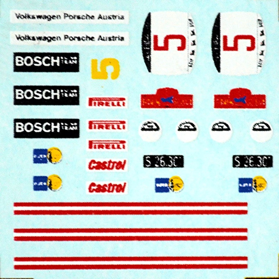 Volkswagen VW 1303 S Porsche Austria Elba Rallye #5 Warmbold 1:87 Decal ...