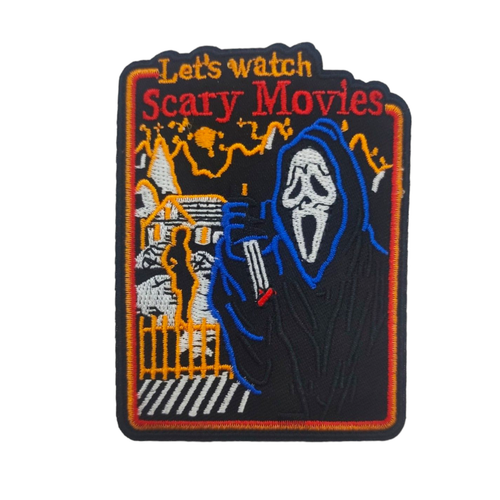 Scary Movies Horror Movies Patch Heat Adhesive Clothes Iron Patch Iron ...