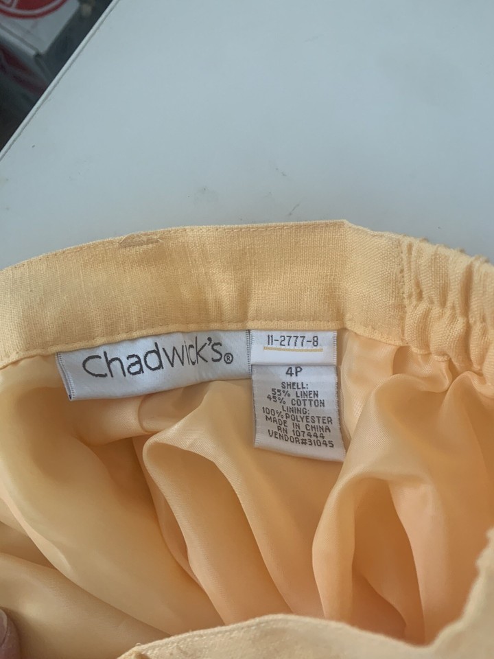 Chadwicks Slacks Pants Women's Size 4P peach Casual Trousers box62 | eBay