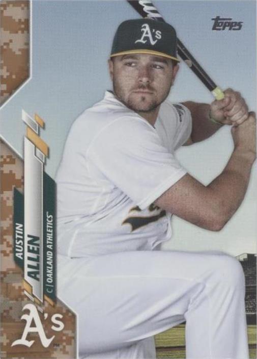 2020 Topps Update Series - Austin Allen #U-278 Memorial Day Camo /25 ...
