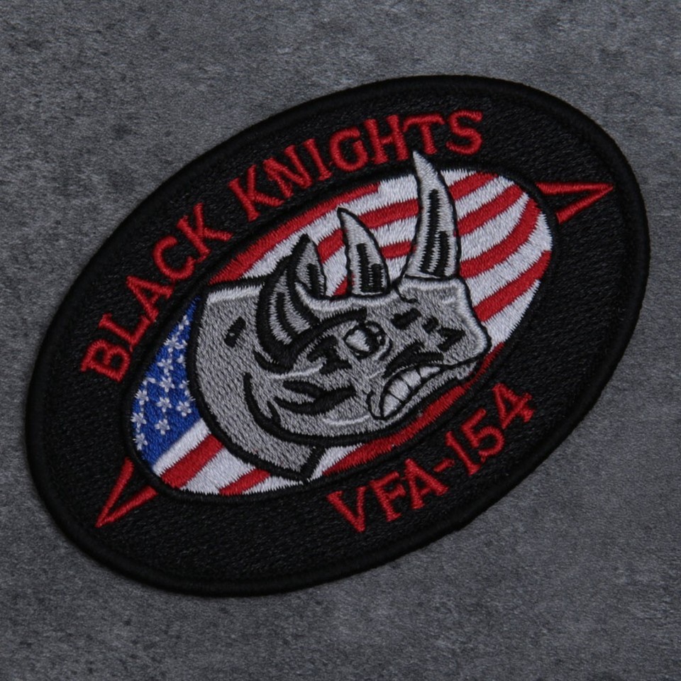 7PCS US Navy Strike Fighter Squadron 154 Patch VFA-154 Black Knight ...