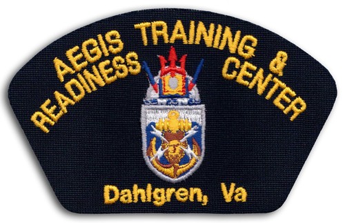 US Navy AEGIS Training & Readiness Center Dahlgren VA Cap Patch Iron-On ...