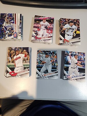 2017 Topps Baseball Series 1 SINGLES-COMPLETE YOUR SET #1-175 FREE ...