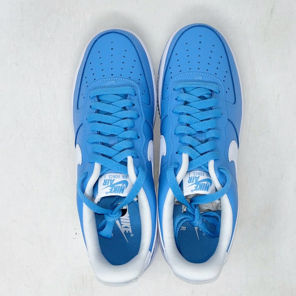 Nike Air Force 1 UNC University Blue Sneakers, Size 7.5 / 9W BNIB ...