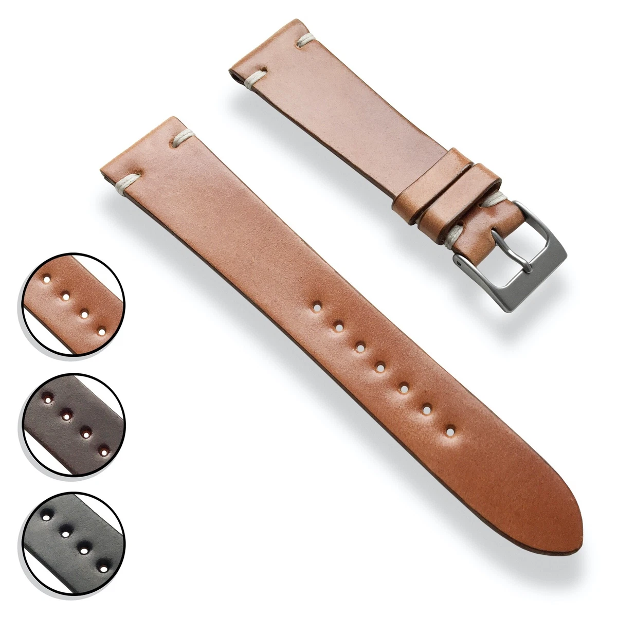 How Side Stitch Leather Watch