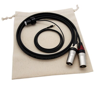 HIGH END TONEARM PHONO BALANCED XLR CABLE FOR JELCO SME V LINN & MORE ...