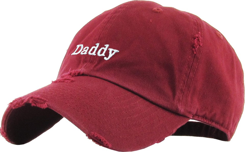 Daddy Embroidery Dad Hat Cotton Adjustable Baseball Cap Unconstructed ...