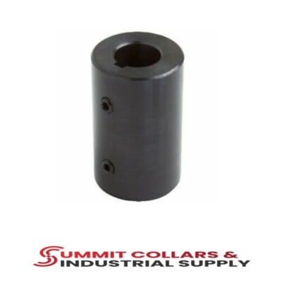 RC-075-KW, (1-EACH) 3/4" RIGID SHAFT KEYED COUPLING BLACK OXIDE FINISH ...