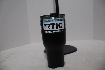 RTIC 40oz Tumbler with Lid - New without the Box - BLACK | eBay