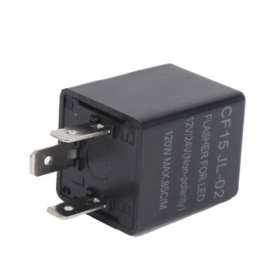 LED Flasher Non Polarity 12V 24V ABS Normally Open Flash Relay CF15 JL ...