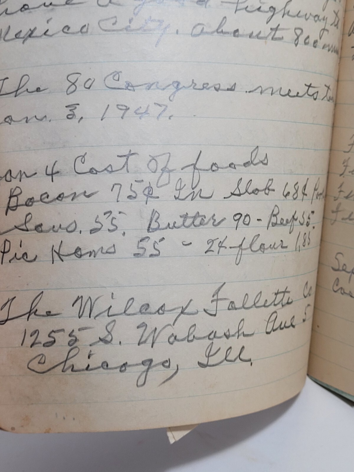 1940s Oklahoma Journal Expense Record Book Quotes Leflore Co Heavener ...
