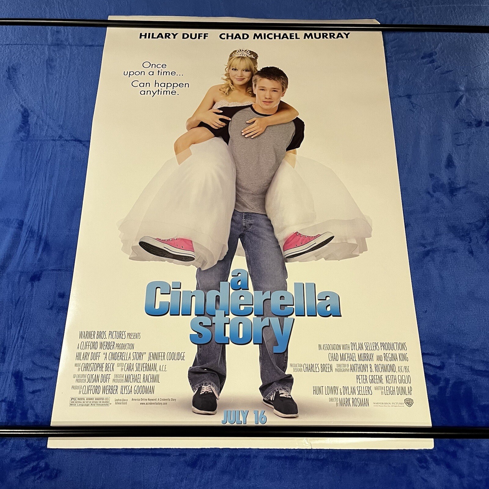 A CINDERELLA STORY Poster 1-sheet 27"x40" 2004 VTG Original Damage see ...