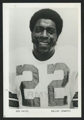 1973 Bob Hayes, "Hall of Fame Speed Demon" Dallas Cowboys Team Issued ...