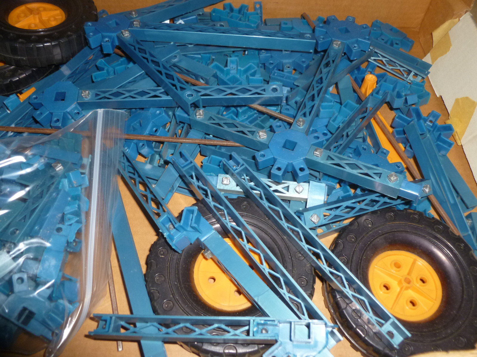 VINTAGE BOXED CONSTRUCT ALL 1000 TRANSOGRAM 1966 BUILD SET 3500 RIV-A ...