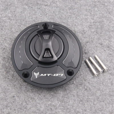 Keyless Motorcycle Fuel Gas Tank cap Cover For Yamaha MT-07 2014-2020 ...