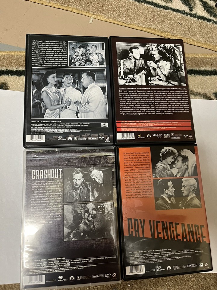 Film Noir Lot #1 4 Movies On Olive Films DVD Great Bundle Price | eBay