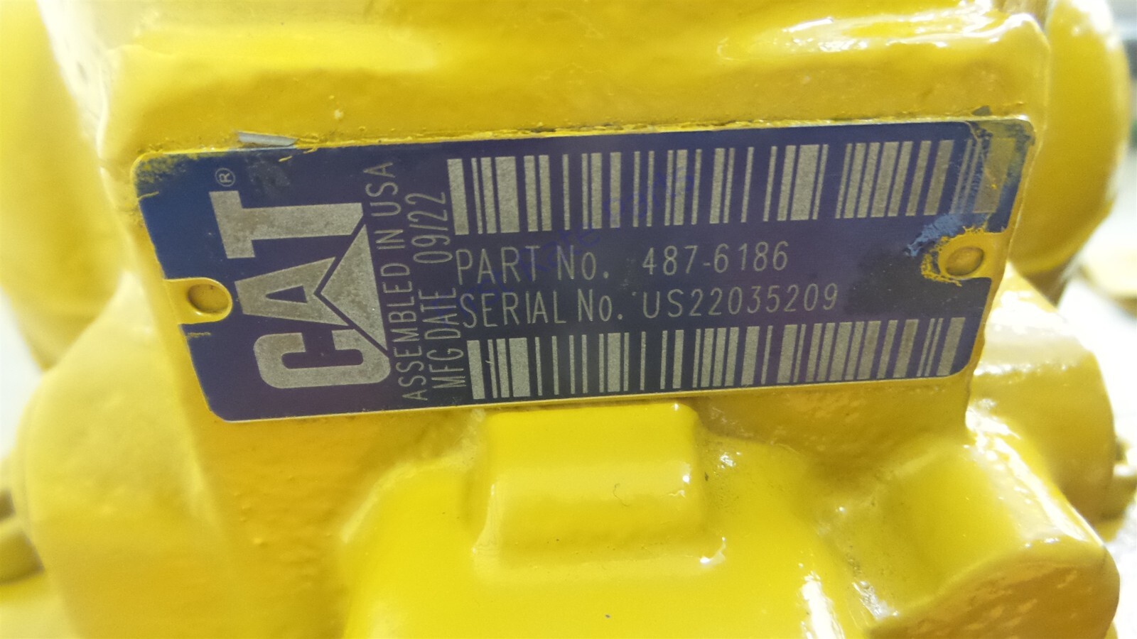 Caterpillar 487-6186 Piston Motor Final Drive CAT 30R-0533 259D3 Skid ...