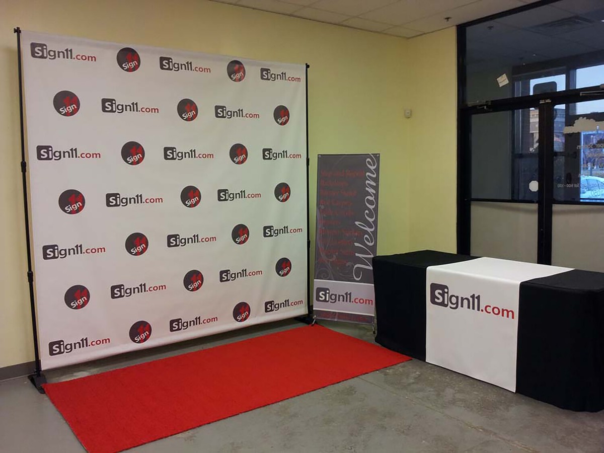 Red Carpet Logo Backdrop Download Pen Mockups DesireFX.COM