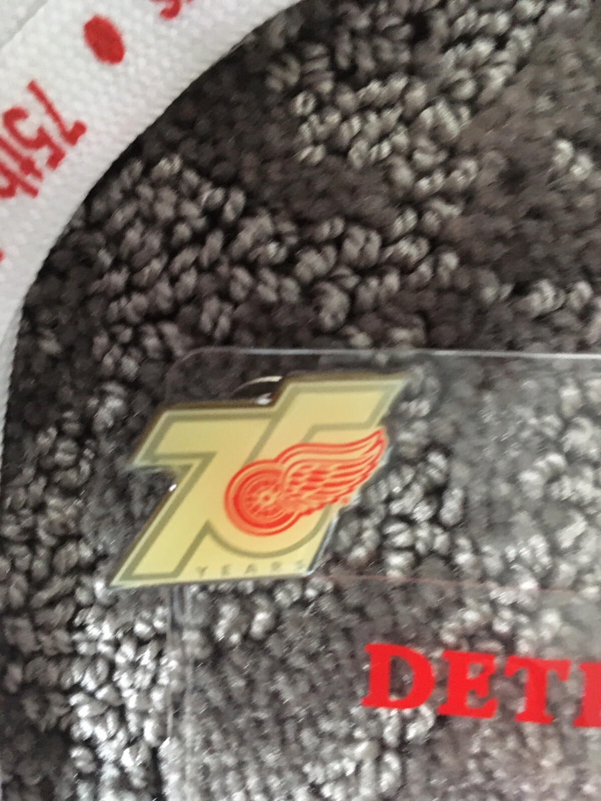 DETROIT RED WING 75th ANNIVERSARY TICKET AND PIN | eBay