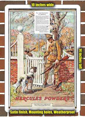Metal Sign - 1917 Hercules Powders - 10x14 inches | eBay