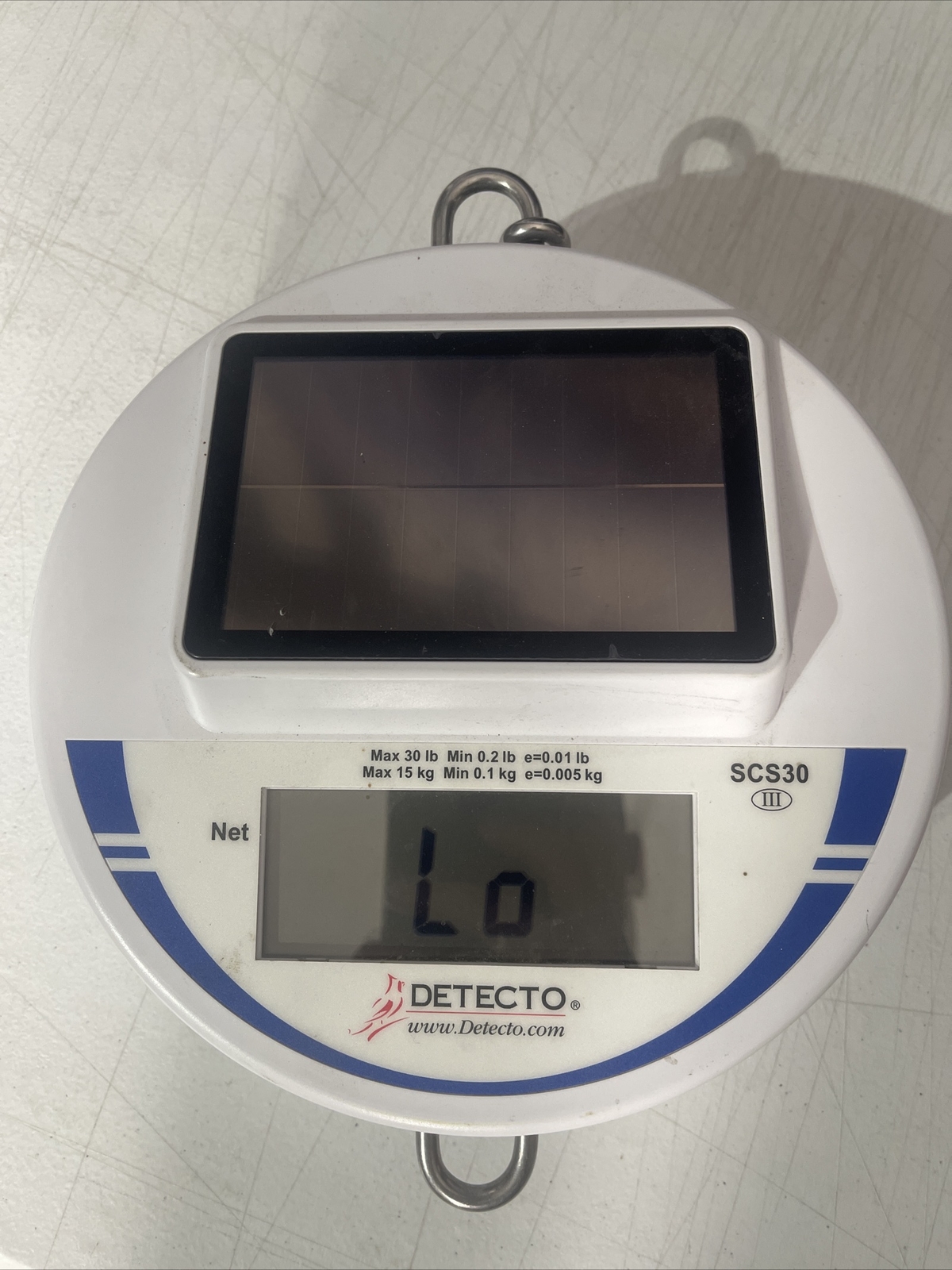 Detecto SCS30 Solar Hanging Scale 30 lb. Capacity | eBay