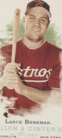 2006 Topps Allen & Ginter's - Lance Berkman #188 Mini Allen & Ginter ...