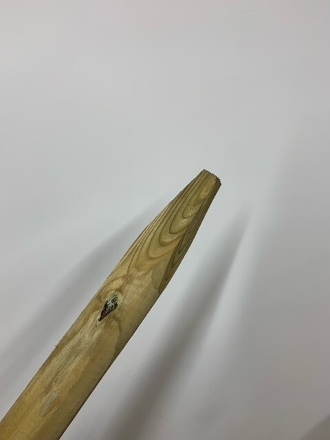 50 x Wooden Fence Posts 1.2m tall x 50mm diameter pressure treated wood ...
