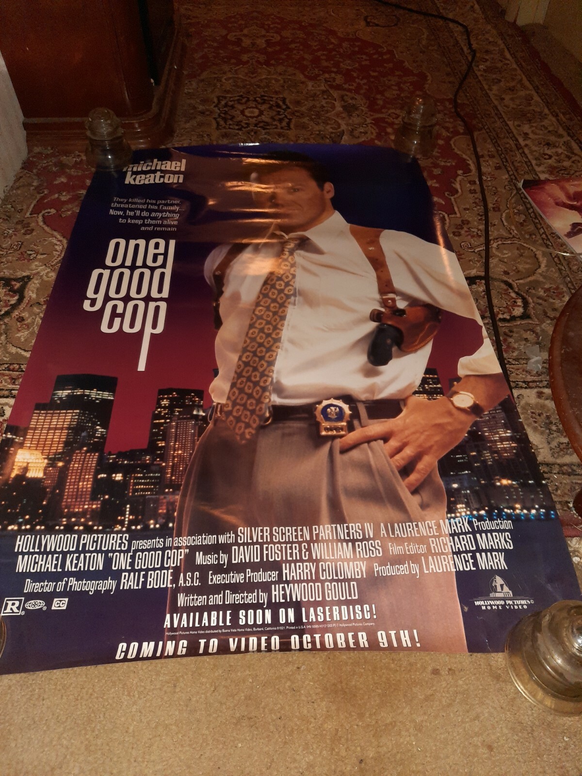 One Good Cop Original Single Sided Video Poster 1991 Michael Keaton ...