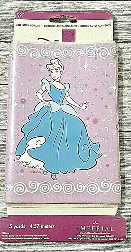 Princess Wall Border Self Stick 5 Yard Roll Lot #00511 | eBay