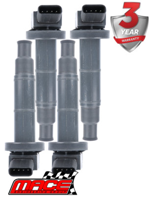 4 X MACE STD REPLACEMENT IGNITION COIL FOR TOYOTA AVENSIS ACM20R 1AZ-FE ...