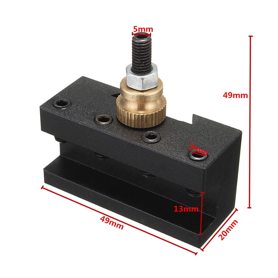 Quick Change Tools Post Holder Aluminum Alloy Mini Lathe Tool Post ...
