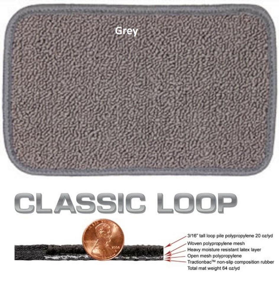 Lloyd Mats Classic Loop Camaro Z28 Two-Tone Logo Front Floor Mats (1967 ...