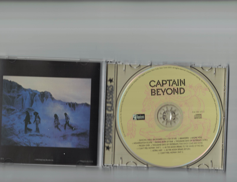 Captain Beyond by Captain Beyond (CD, 1997) ROD EVANS, RHINO, CALDWELL ...