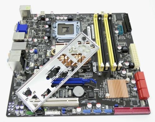 ASUS P5QL-EM/P3-P5G43/4SATA/DP_MB Motherboard HDMI w/IO Shield - Socket ...