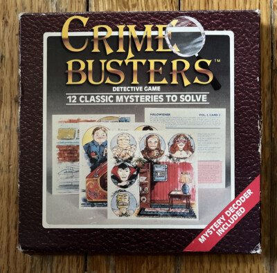 Vintage CRIME BUSTERS Detective Game Volume 3 Mysteries 1986 | eBay