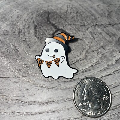 Cute Ghost Boo Halloween Collectible Enamel Pin | eBay