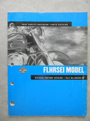 Harley 2002 FLHRSEI Model PARTS CATALOG 99428-02 SCREAMIN' EAGLE Road ...