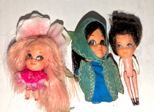 Lot of 3 vintage Liddle Kiddle dolls (B1) | eBay