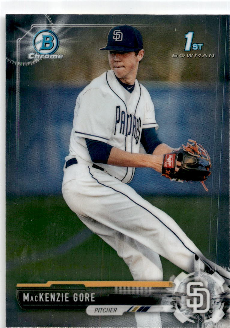 2017 Bowman Draft MacKenzie Gore #BDC-25 Chrome | eBay